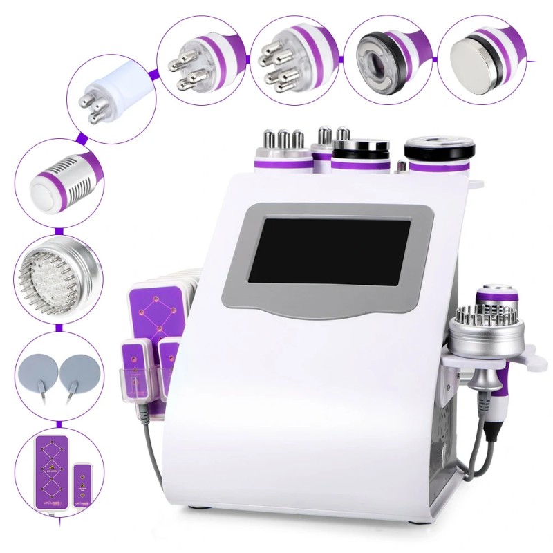 9 in 1 Multifunction Ultrasonic Cavitation RF Vacuum Body Slimming Machine