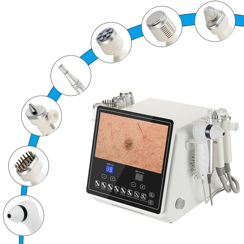 8 IN 1 HydroFacial Care Machine Skin Detection Deep Cleansing Skin ...