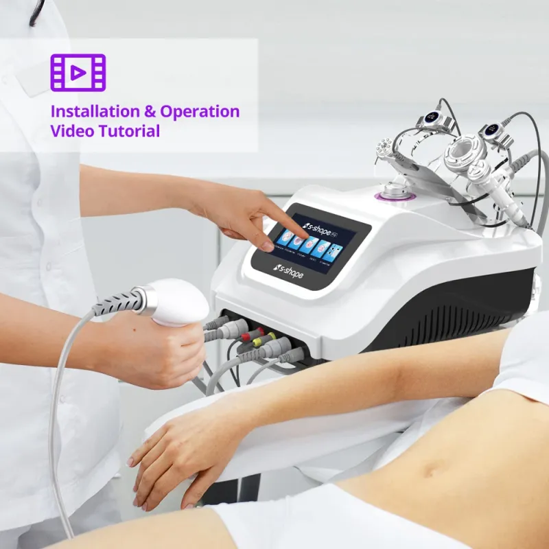 30K Ultrasonic Cavitation Body&Face S Shape 6 in 1 Machine