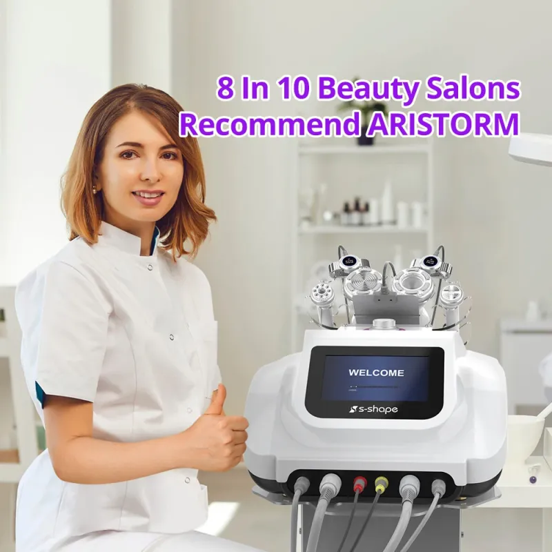 30K Ultrasonic Cavitation Body&Face S Shape 6 in 1 Machine
