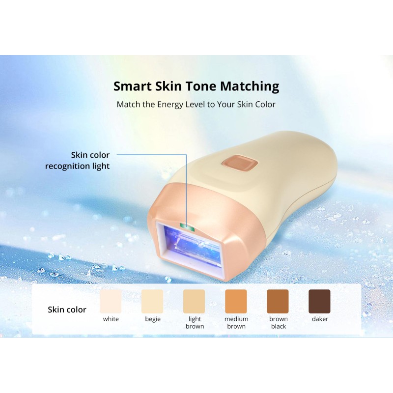 IPL Hair Removal Device With 3 Light Head 10 Energy Level 3 Mode