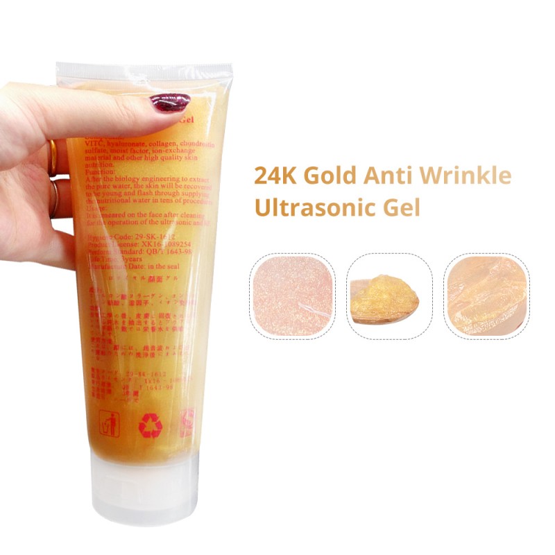 300g Gold Gel RF Injection Gel Skin Firming Lifting Whitening Hydration