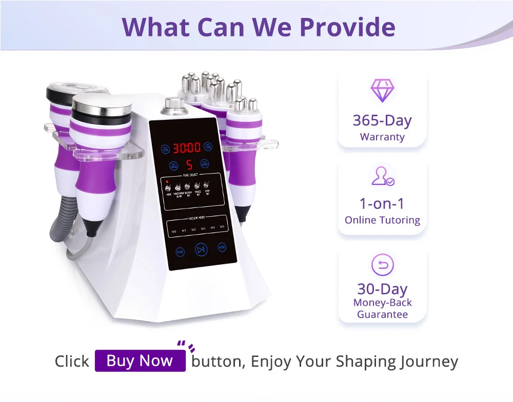 5 in 1 40K Ultrasonic Beauty Unosetion Cavitation Machine