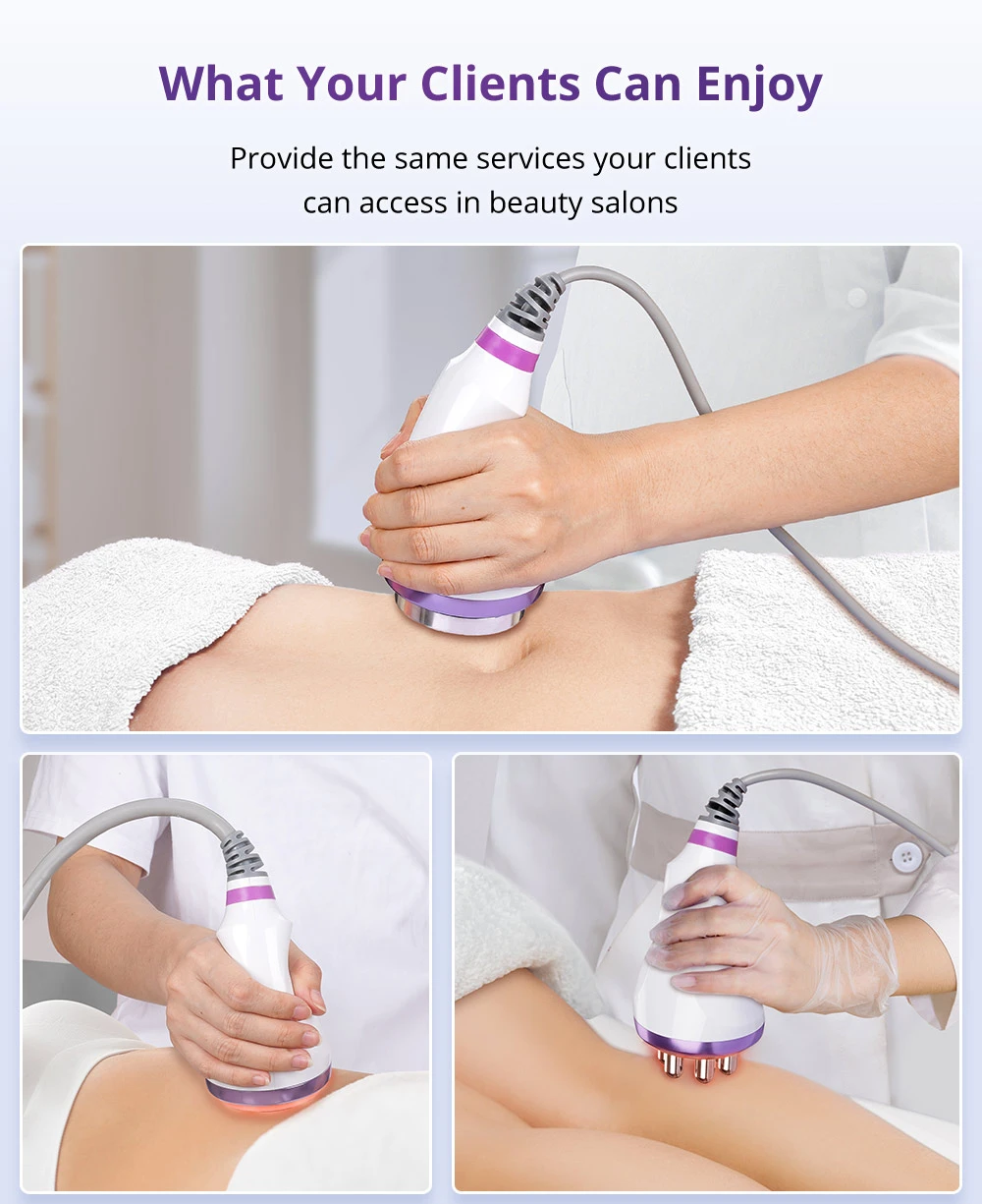 9 in 1 40K Professional Ultrasonic Cavitation Machine