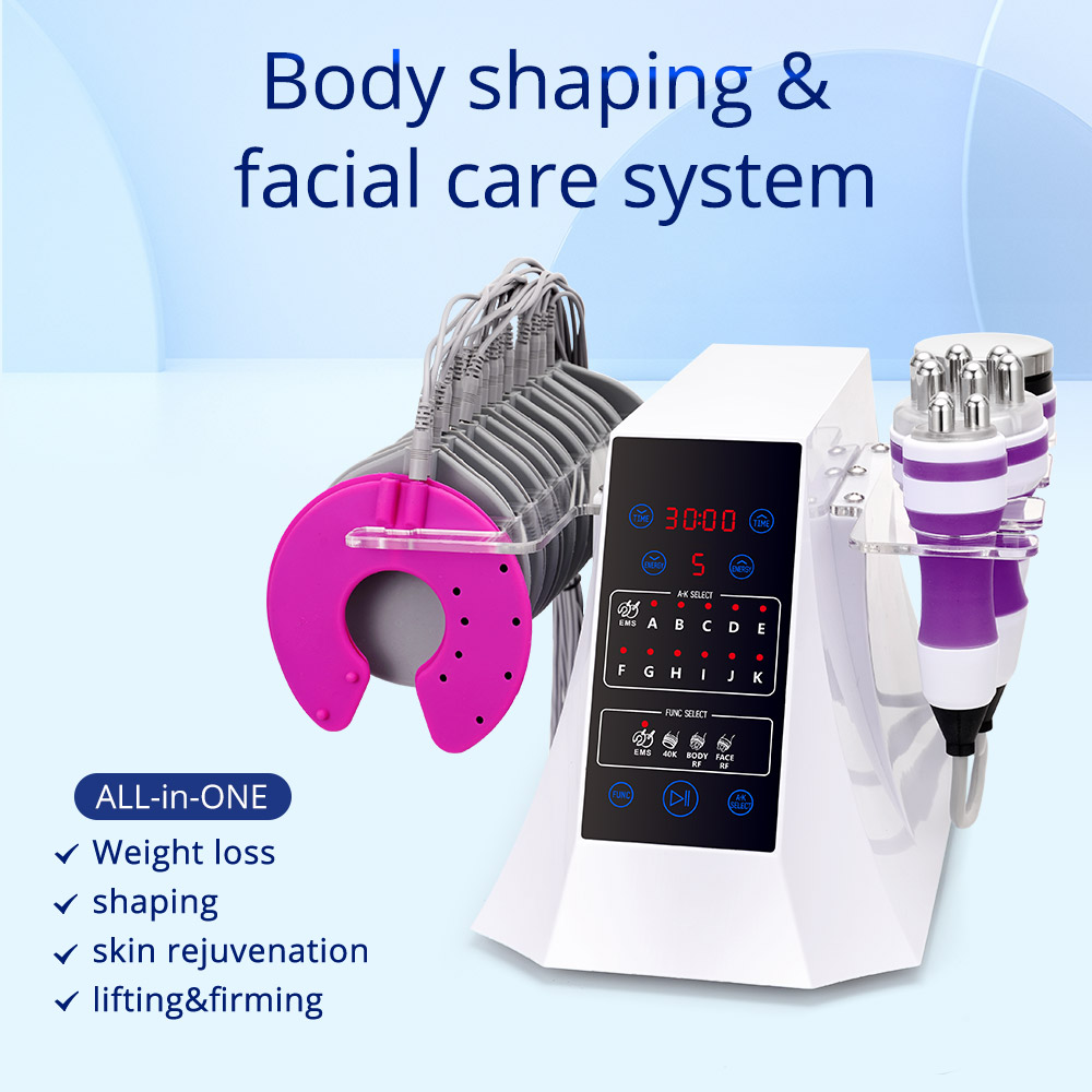 Get this 4 in 1 cavitation machine for body face massage, you will see ...