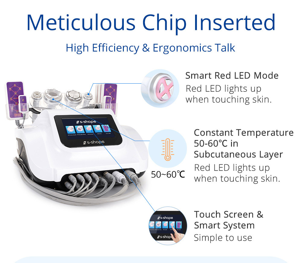 Cavitation Machine |30K Ultrasound&RF EMS&Electroporation Vacuum ...