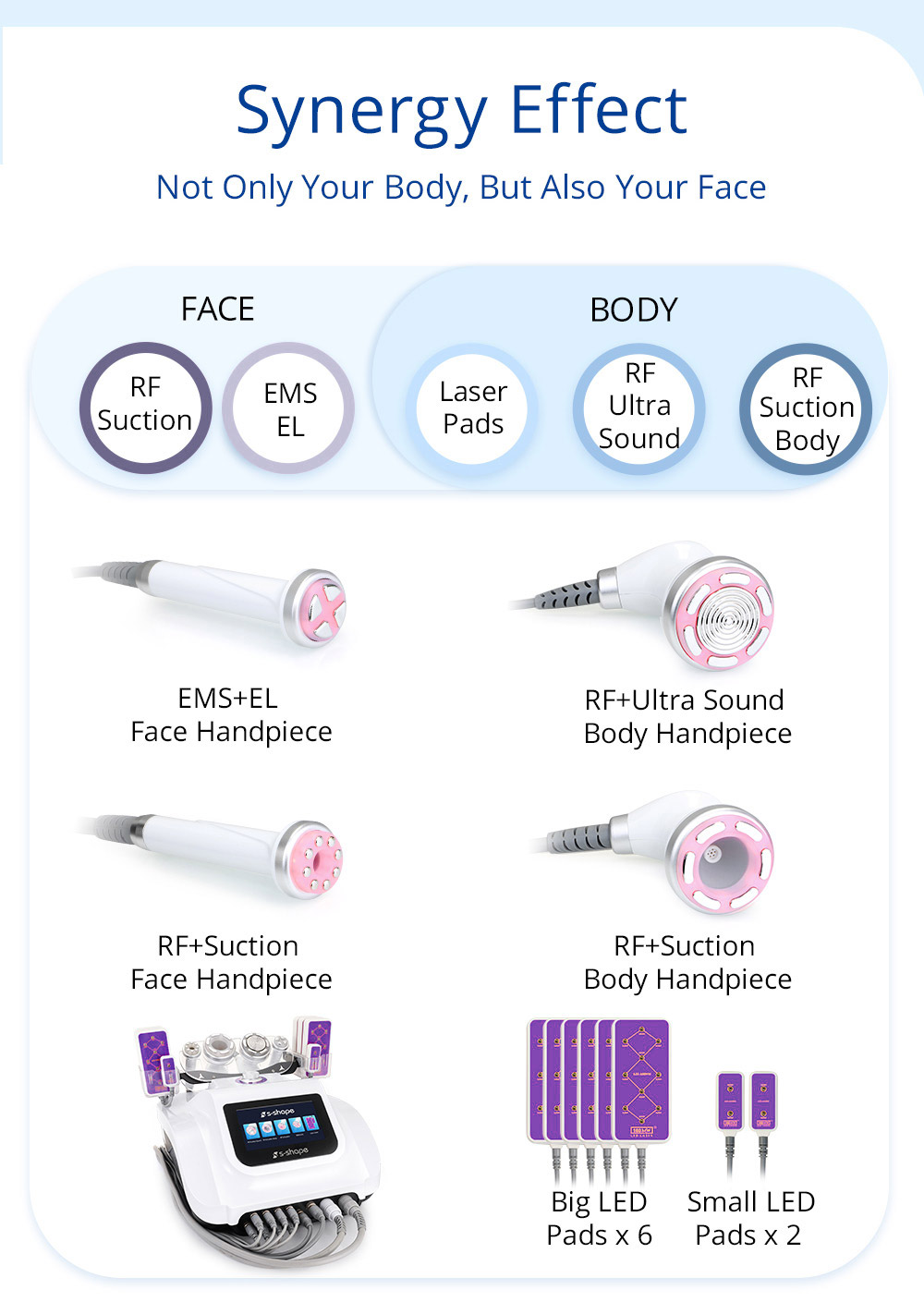 Cavitation Machine |30K Ultrasound&RF EMS&Electroporation Vacuum ...