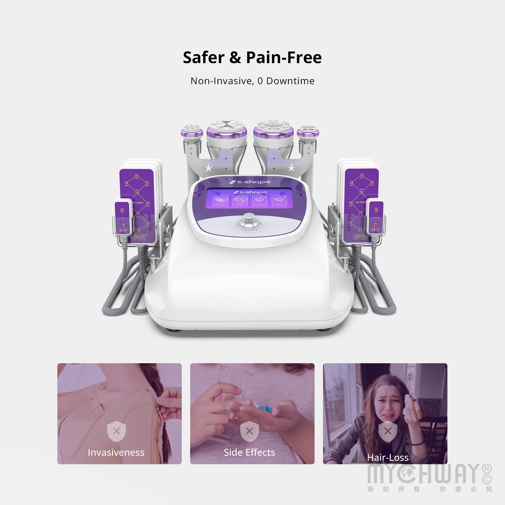 This 5 IN 1 30K cavitation machine is the latest cost-effective body ...