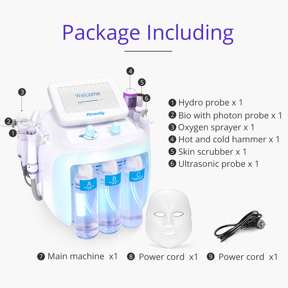 7-in-1 Facial Cleaner Hydro Skin Care Beauty Machine