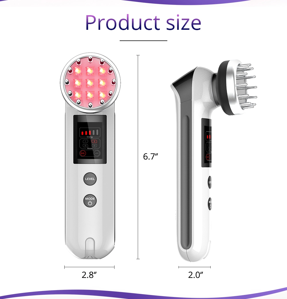 Microcurrent Beauty Device with LED Light Therapy at Home
