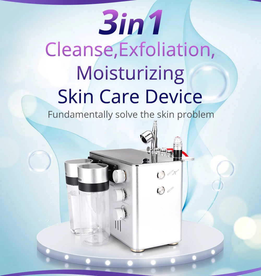 3 in 1 Ultrasonic Hydrofacial Machine for Skin Rejuvenation