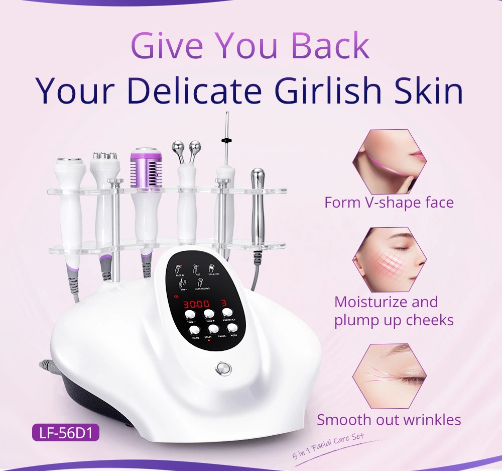 5 in 1 Ultrasonic Professional Microcurrent Facial Machine
